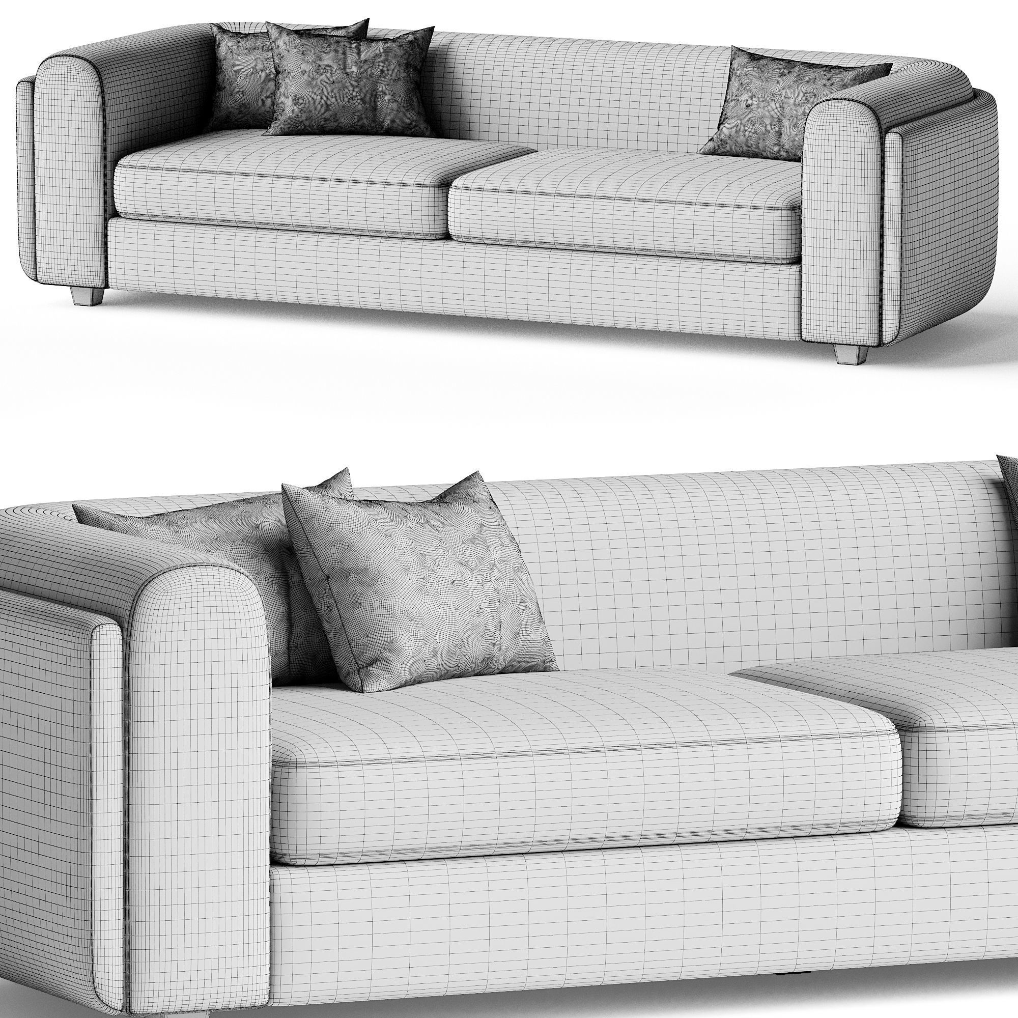 Bailey Sofa 3D model | CGTrader