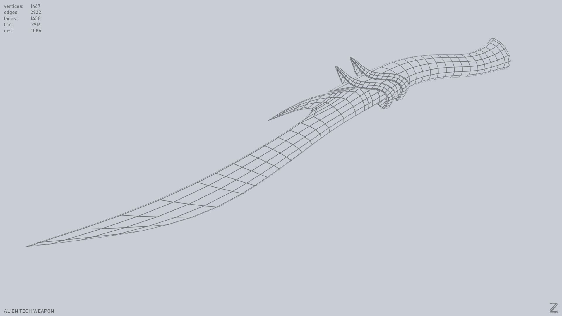 3D model Alien tech weapon VR / AR / low-poly | CGTrader