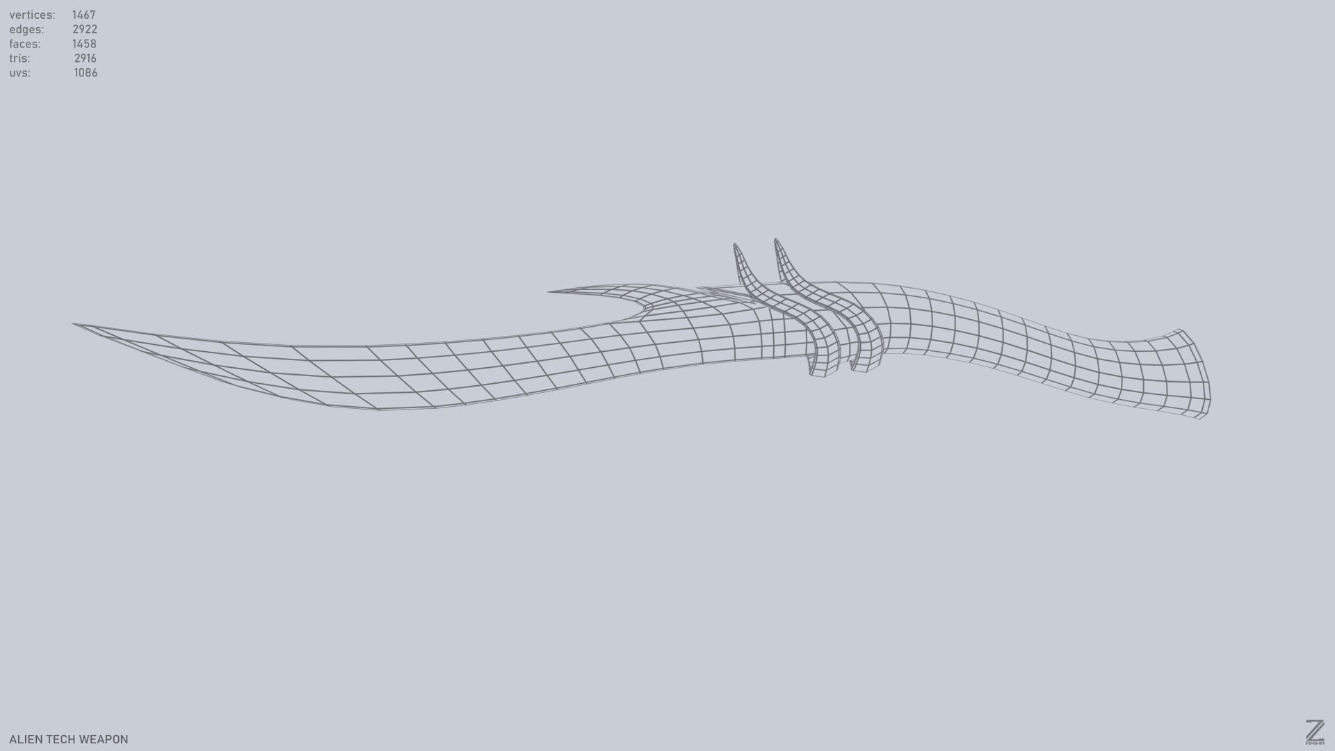3D model Alien tech weapon VR / AR / low-poly | CGTrader