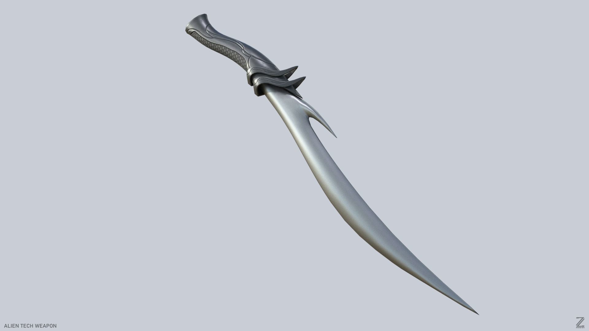 3D model Alien tech weapon VR / AR / low-poly | CGTrader