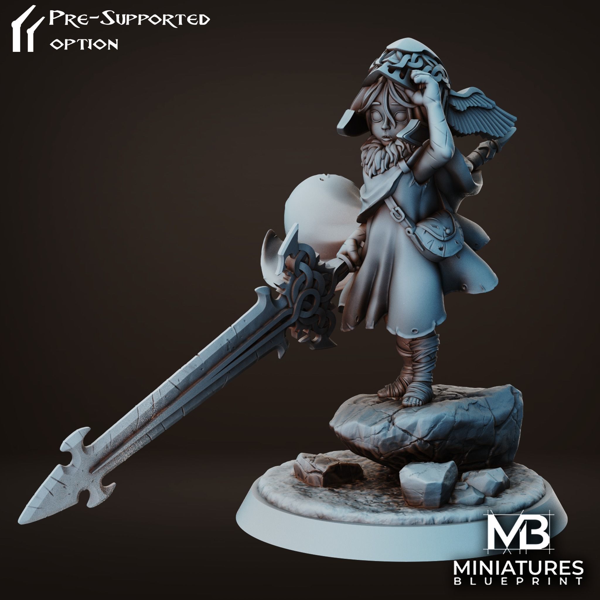Melanie Big Sword 3D model 3D printable | CGTrader