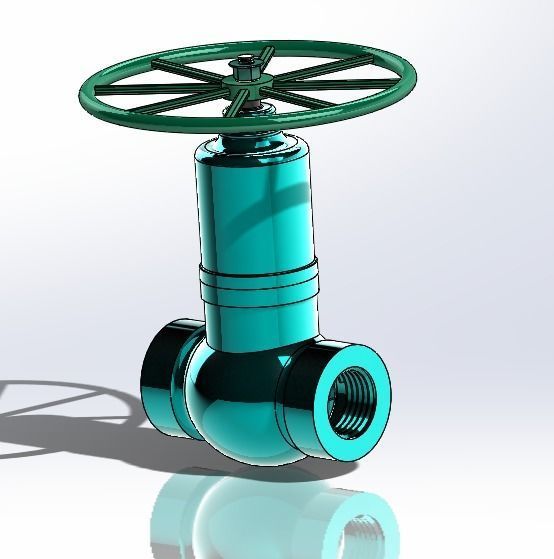 Stop valve 2 3D model 3D printable | CGTrader