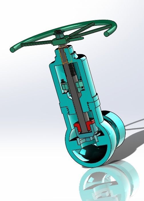 Stop valve 2 3D model 3D printable | CGTrader