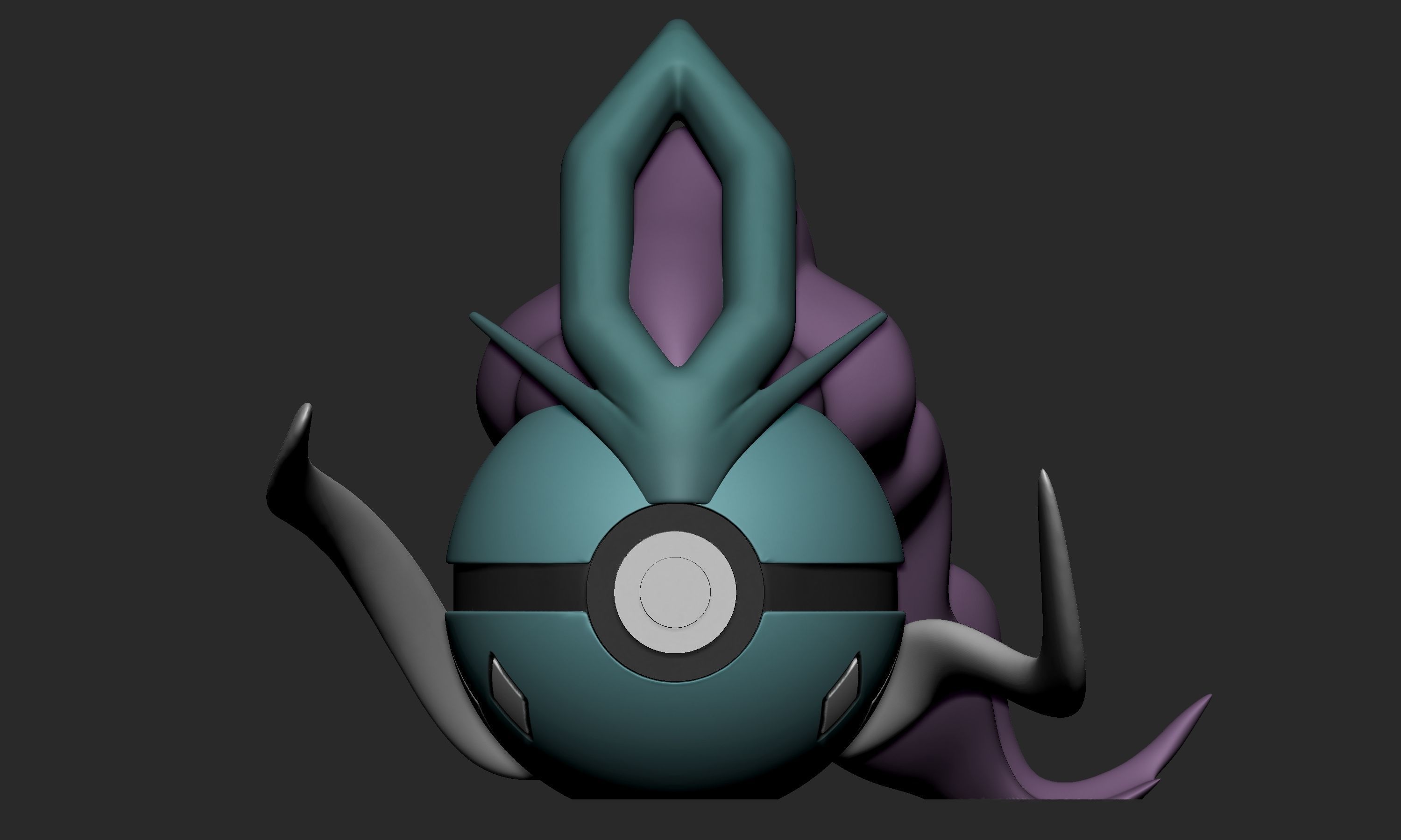 Pokemon Entei Suicune Raikou Pokebal 3D model 3D printable | CGTrader