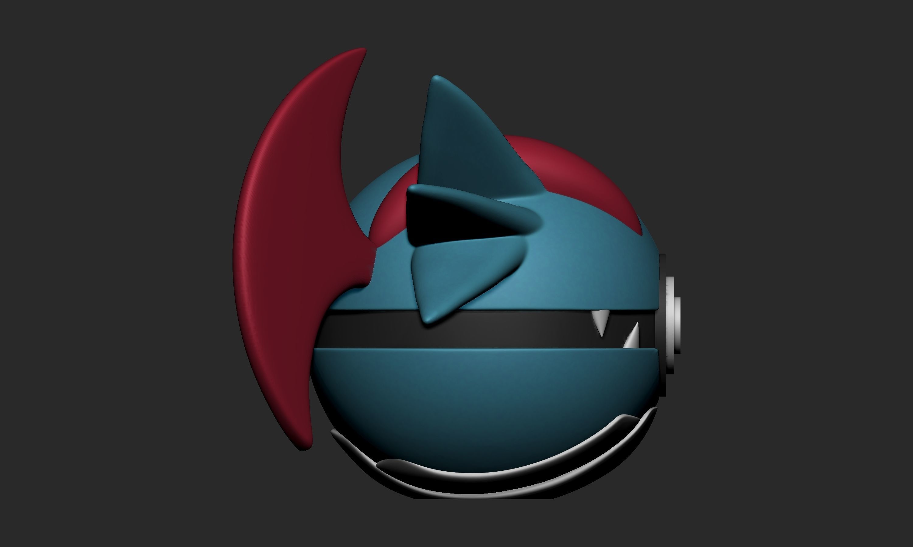 Pokemon Salamence Pokeball 3D model 3D printable | CGTrader