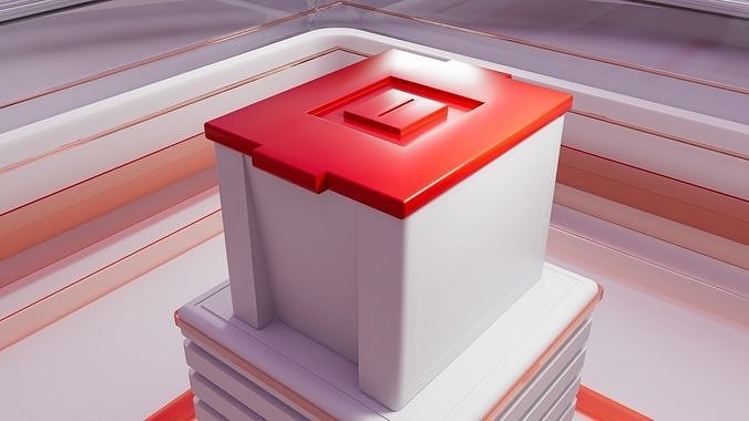 Ballot box with Scene 3D model | CGTrader