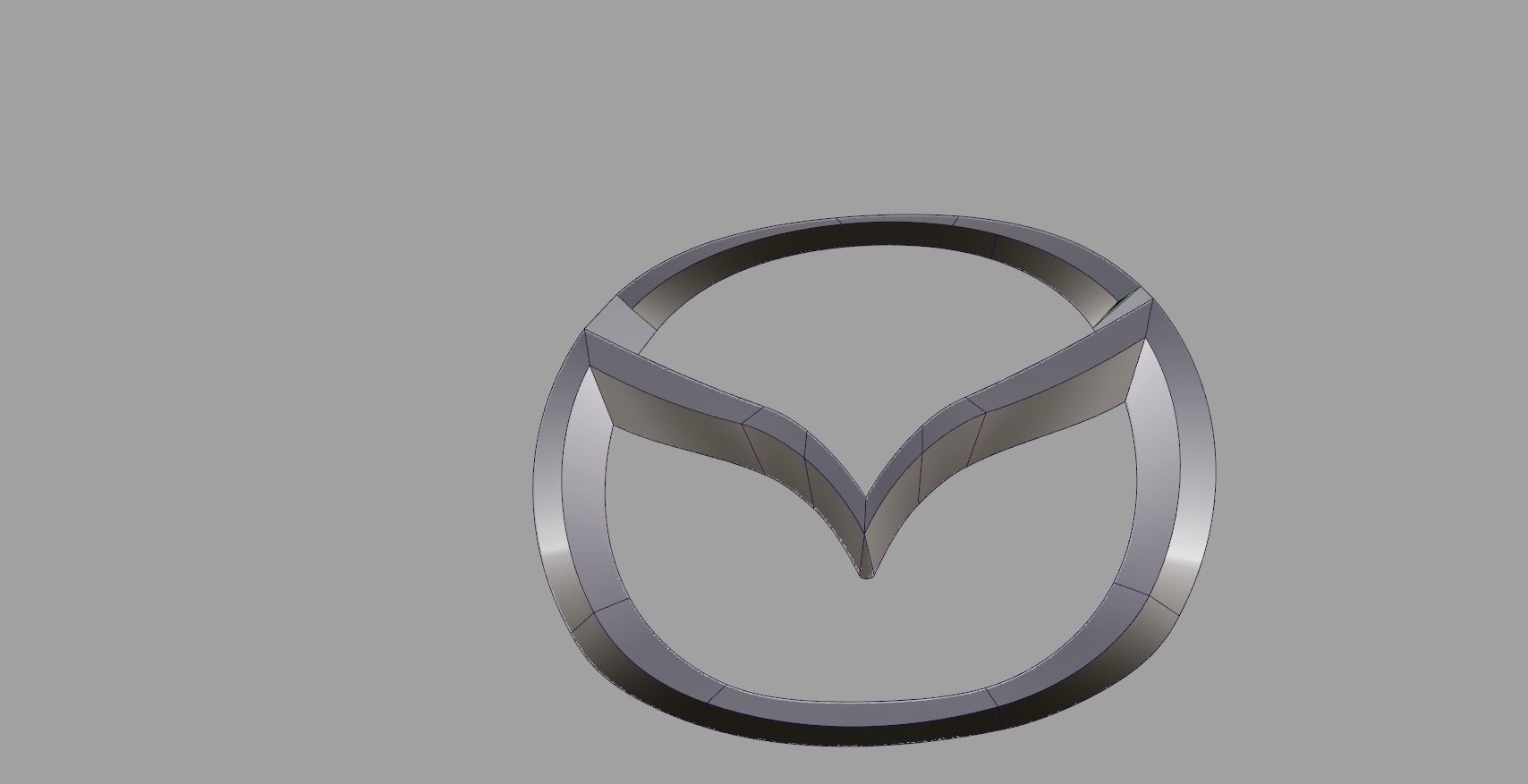 MAZDA LOGO 3D model | CGTrader
