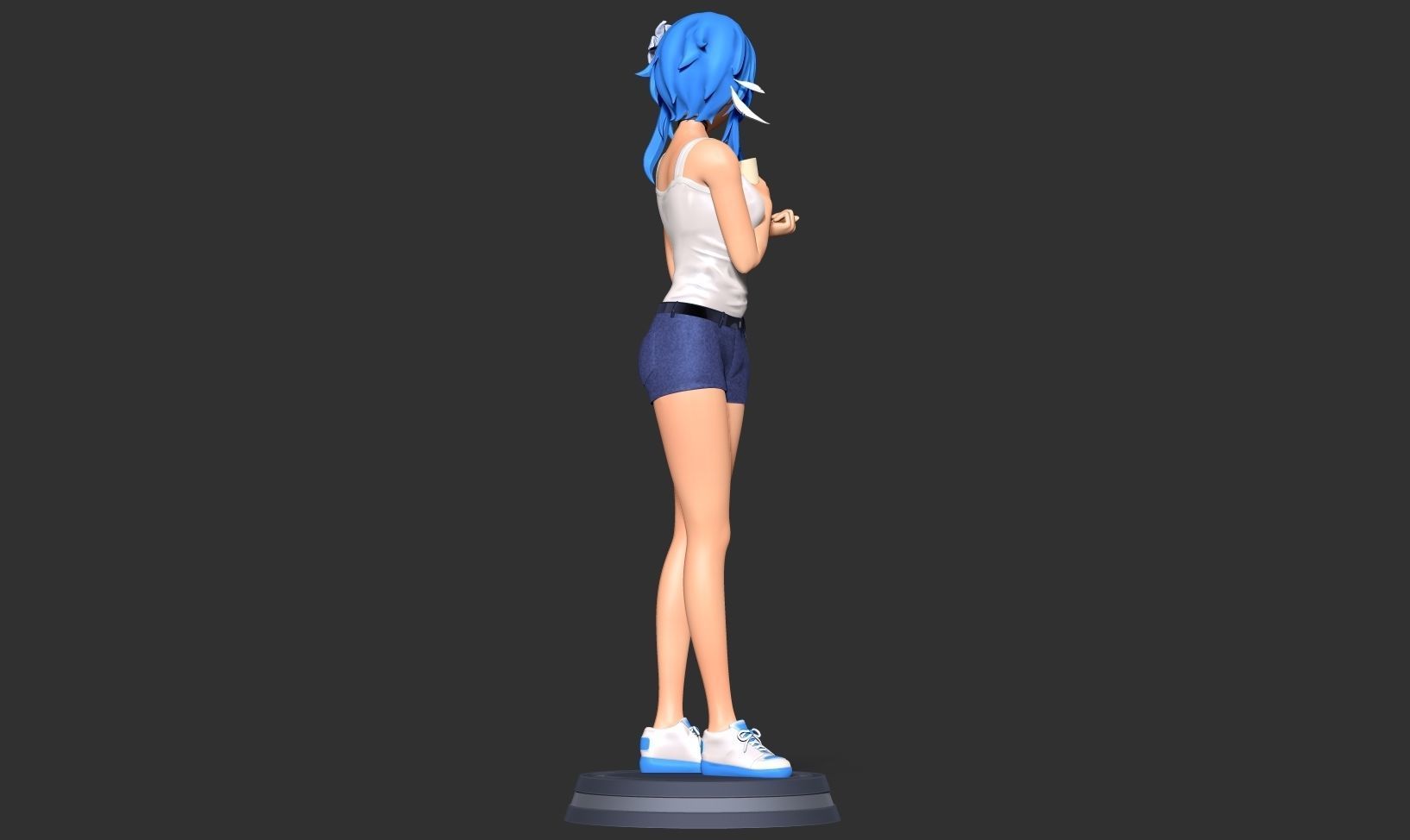 Milk tea girl 3D model 3D printable | CGTrader