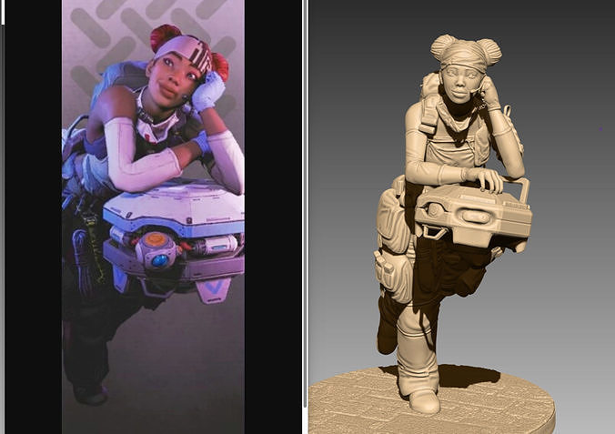Apex Legends Lifeline 3D print OBJ STL 3D model 3D printable | CGTrader