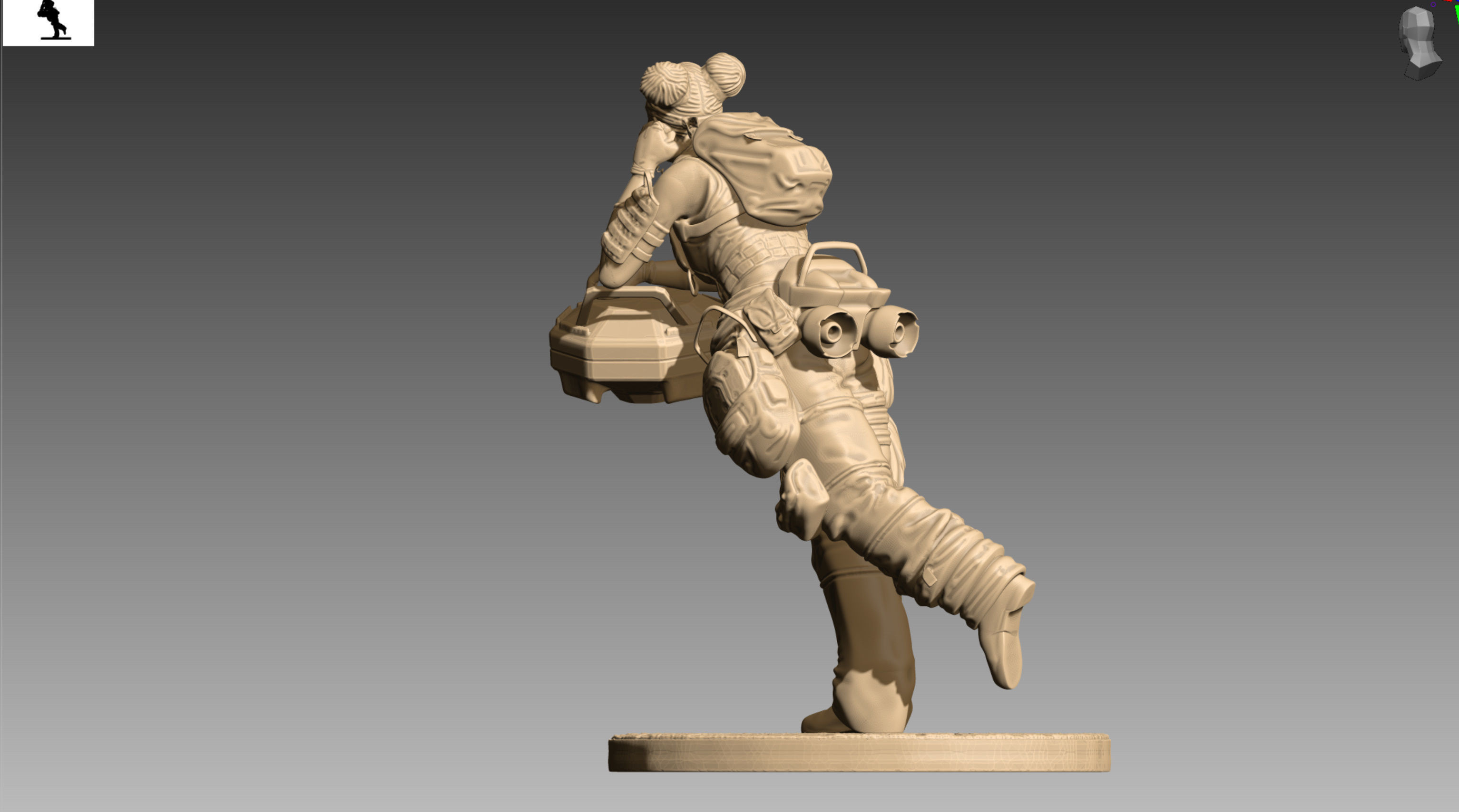 Apex Legends Lifeline 3D print OBJ STL 3D model 3D printable | CGTrader