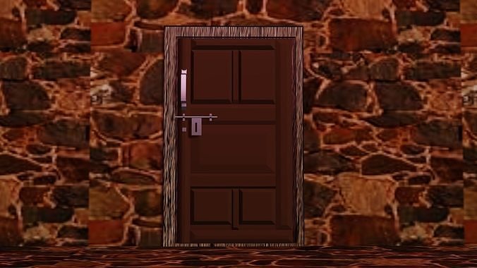 Door 001 free 3D model | CGTrader