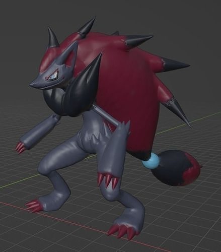 Zoroark 3D model 3D printable | CGTrader