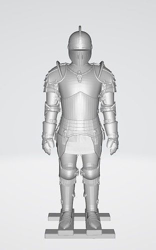 MEDIEVAL KNIGHT ARMOUR 3D model 3D printable | CGTrader