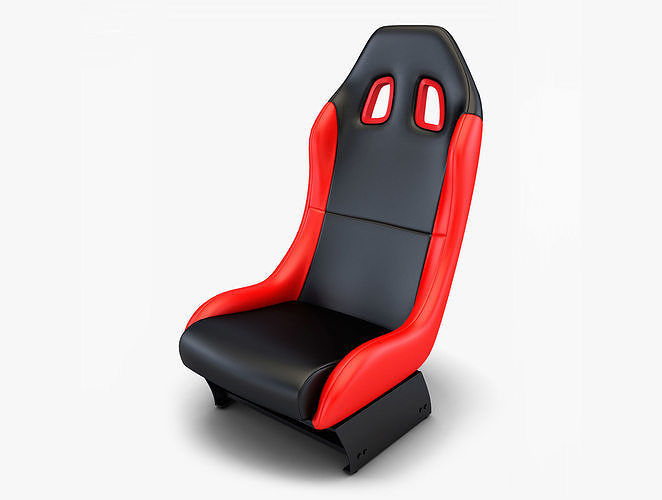 Car Racing Seat v 1 3D model | CGTrader