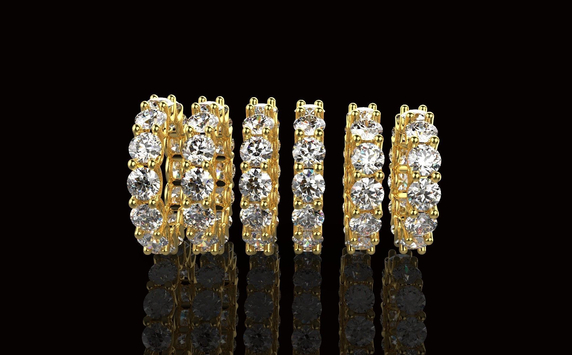 AV Disagne 91 Rings Collection | CGTrader