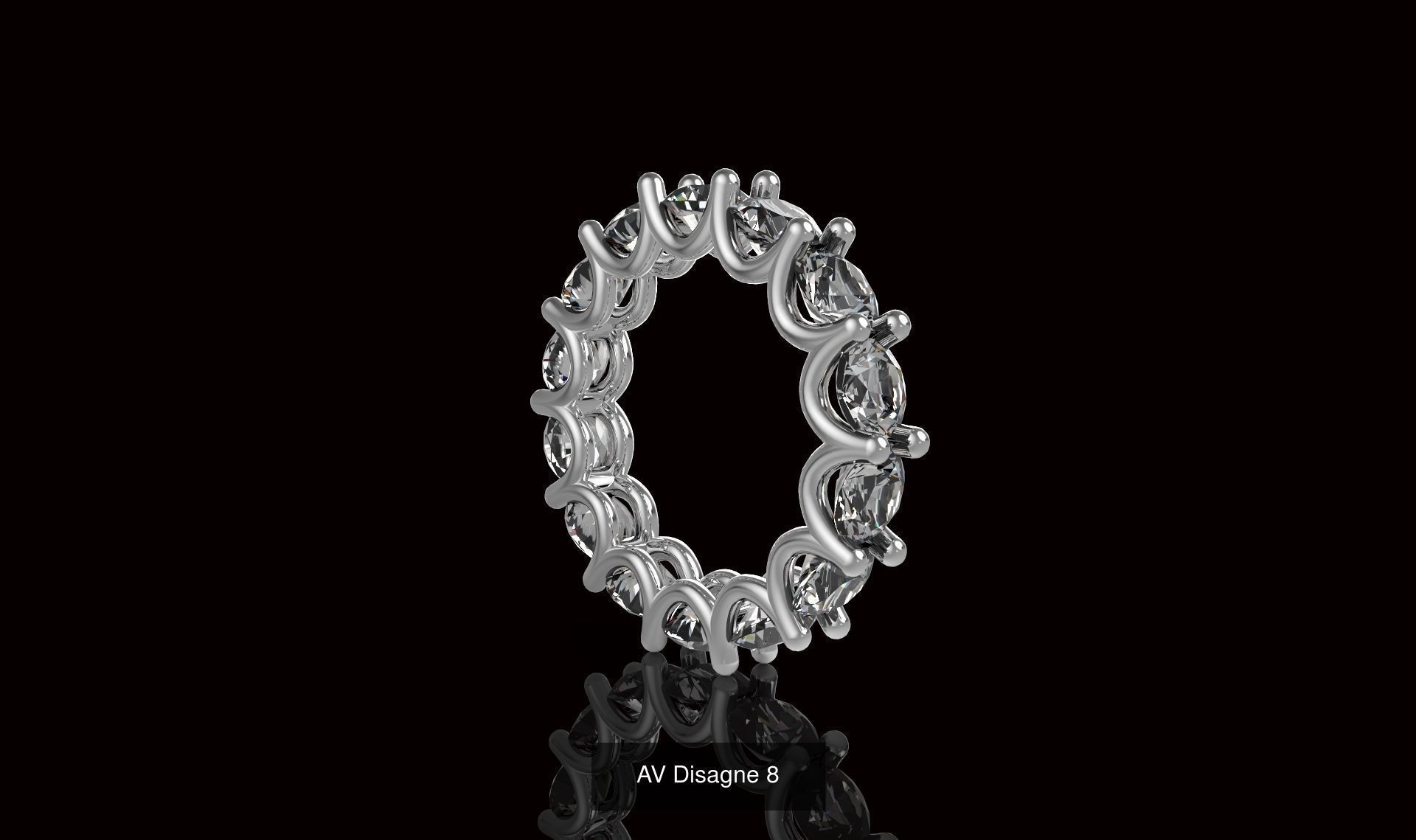 AV Disagne 91 Rings Collection | CGTrader