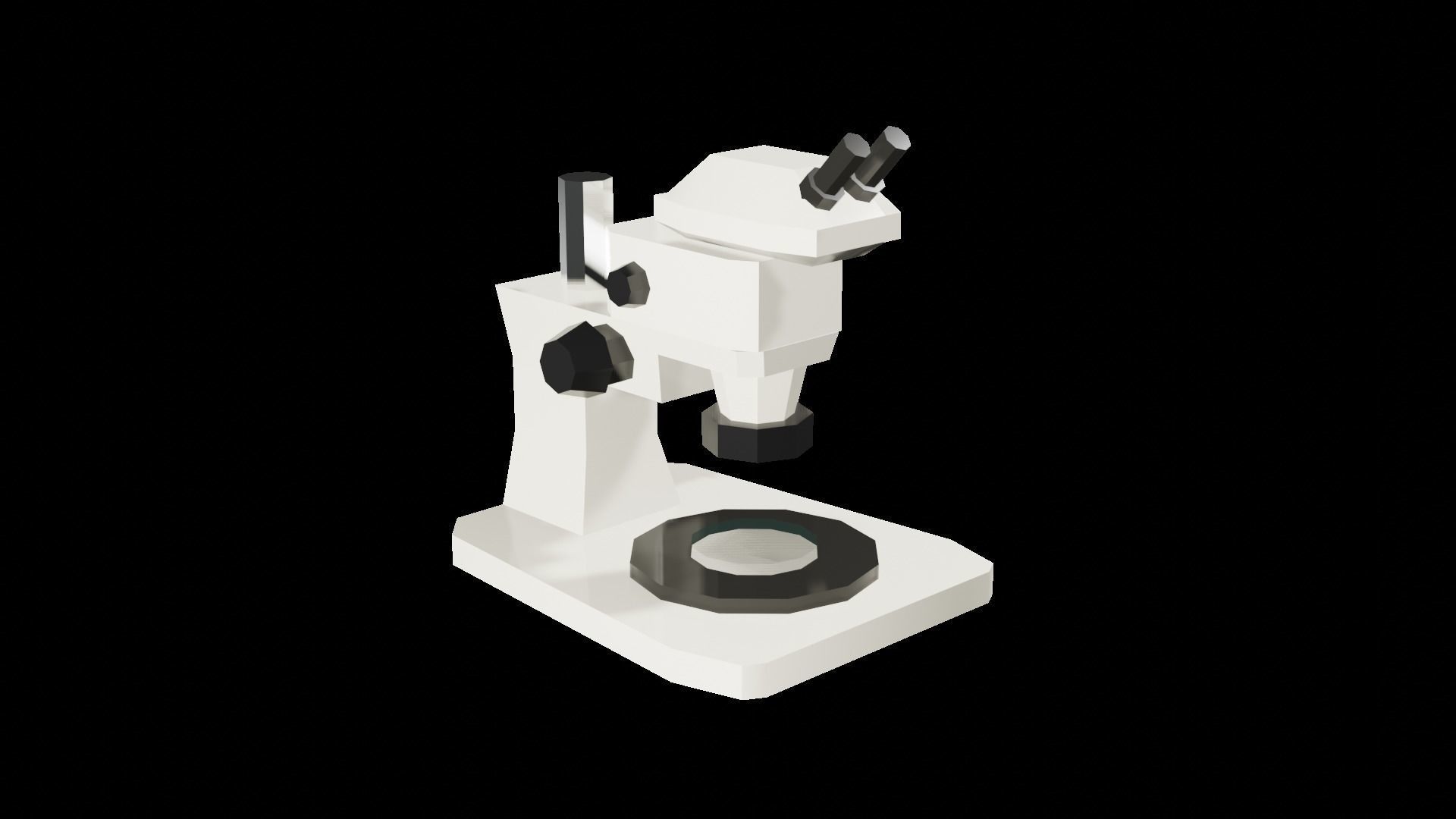 Simple Light Microscope 3D model | CGTrader