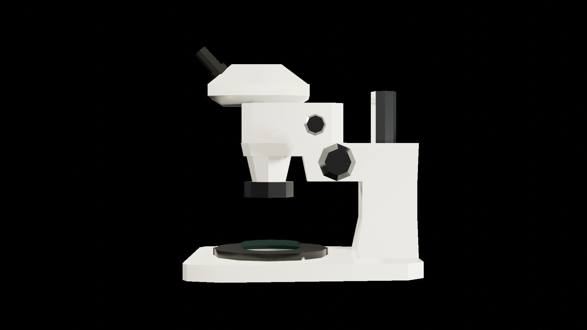 Simple Light Microscope 3D model | CGTrader
