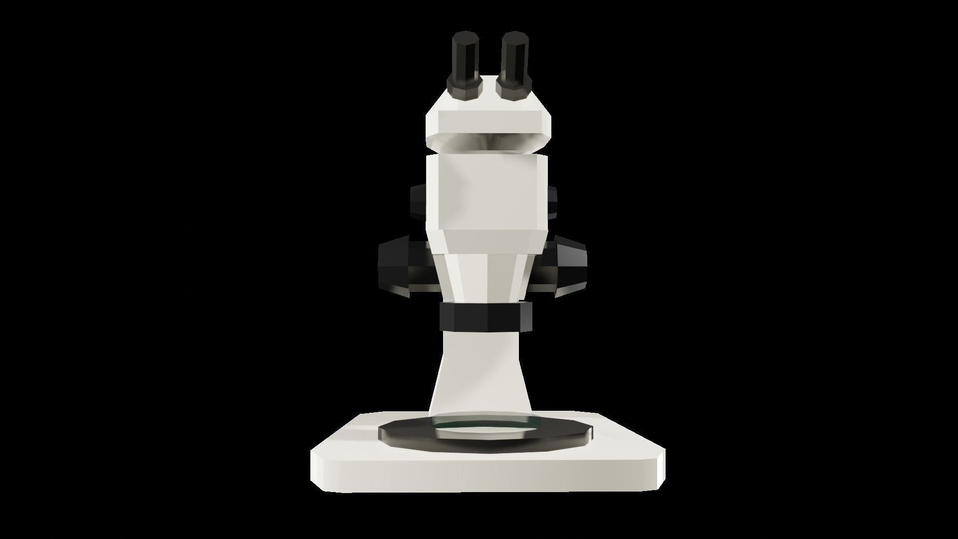 Simple Light Microscope 3D model | CGTrader