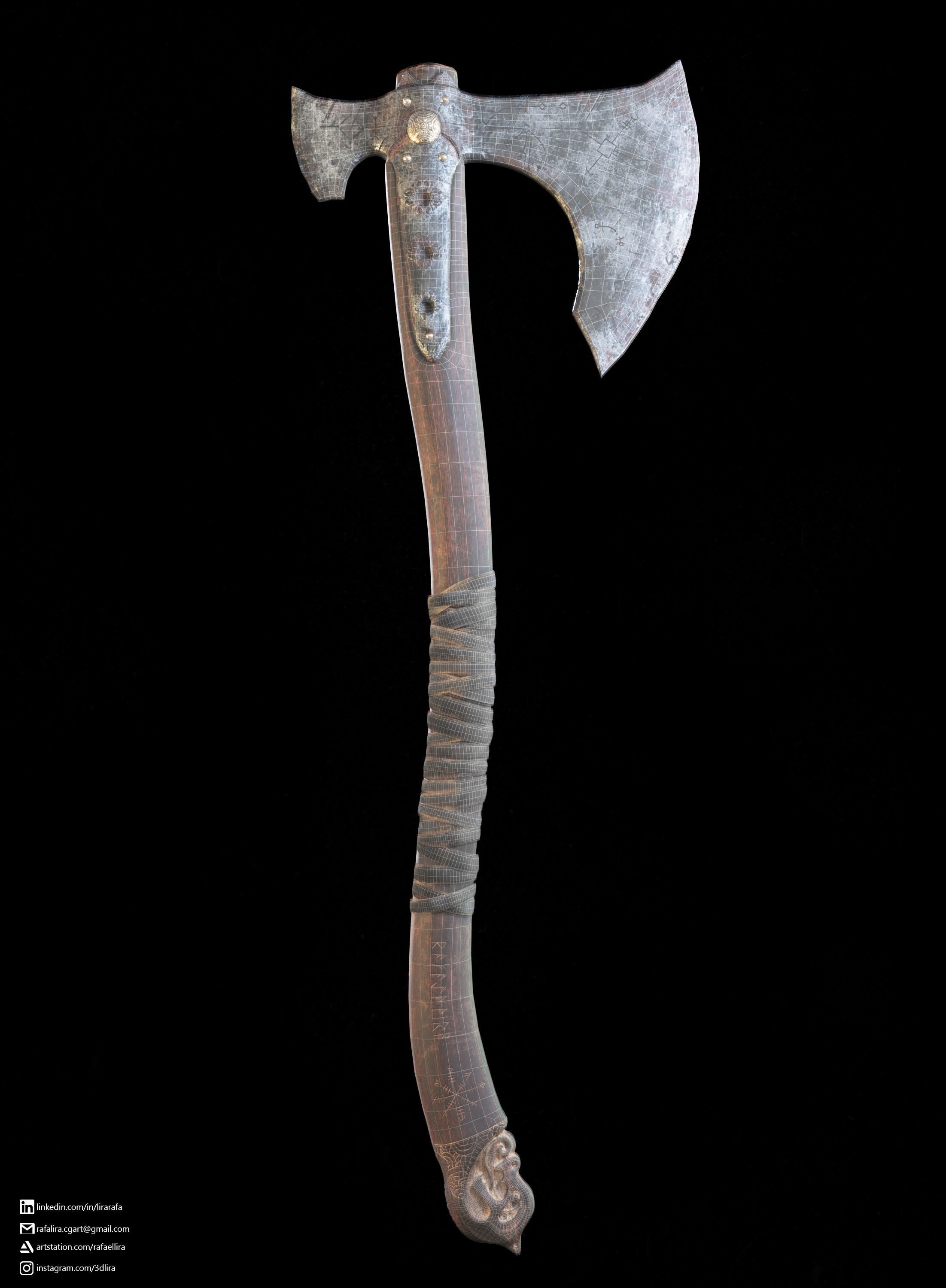 3D model Leviathan Axe Low poly 3D model VR / AR / low-poly | CGTrader