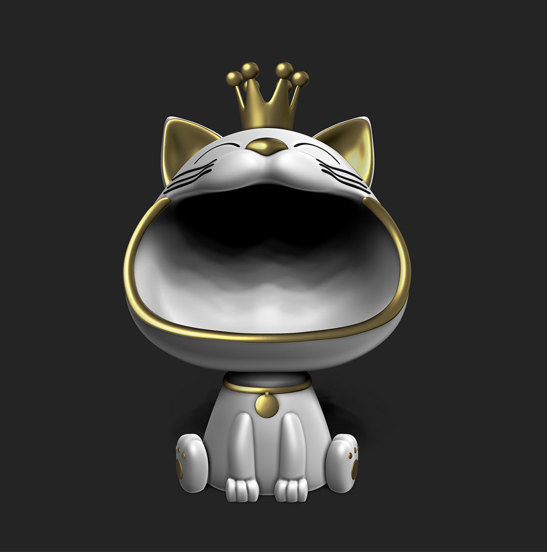 cute cat 3D model 3D printable | CGTrader