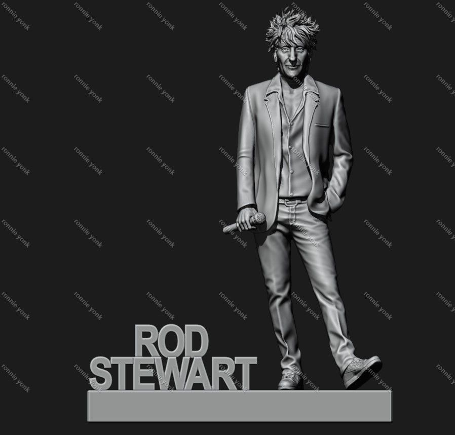 rod stewart 3d printing 3D model 3D printable | CGTrader