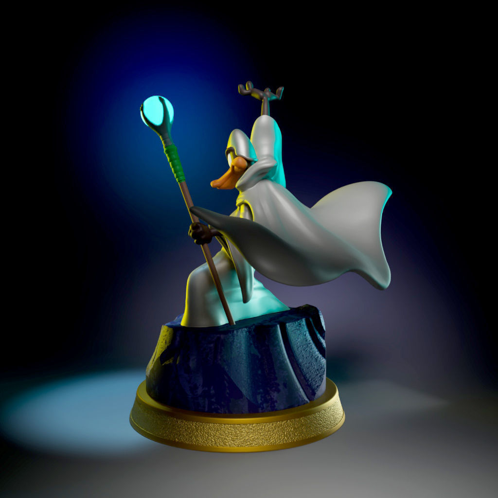 Duff Duck-The Wizard 3D model 3D printable | CGTrader