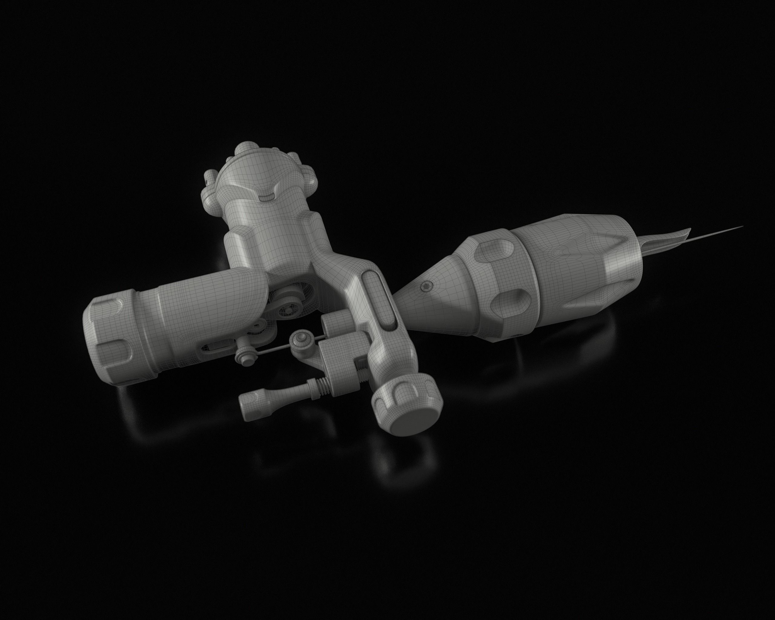 3D model Rotary Tattoo Machine 3D Model VR / AR / low-poly | CGTrader