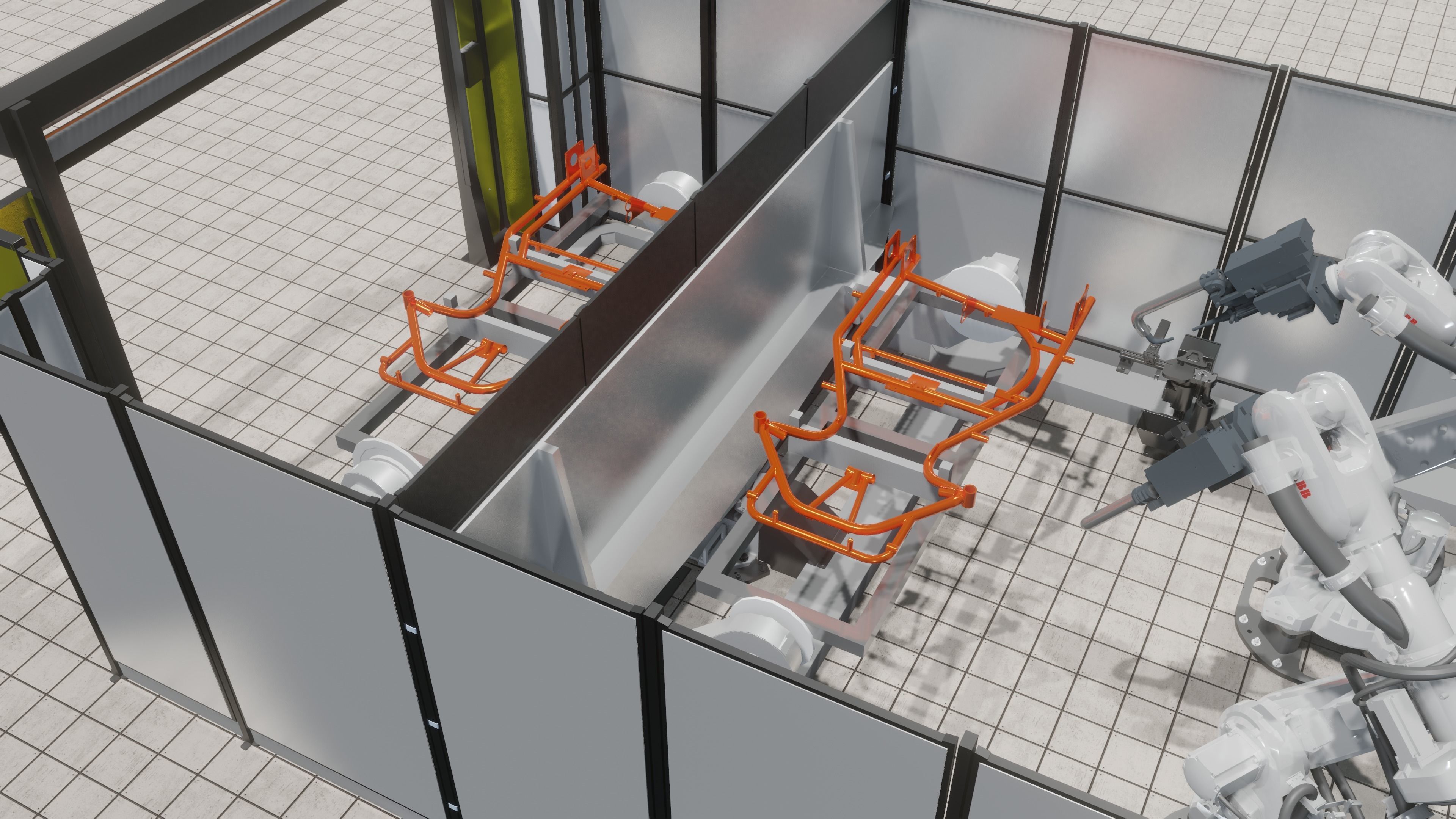 3D model Industrial - FULL Procees 3D Simulation Sport Welding Robot ...