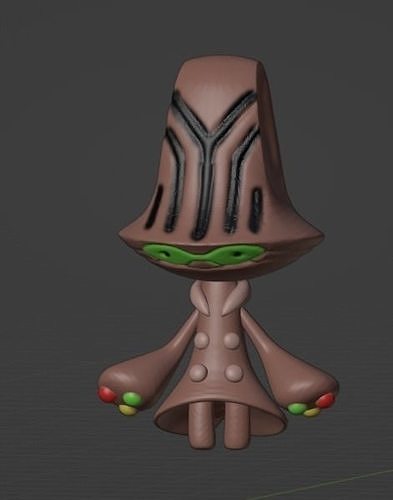 Beheeyem 3D model 3D printable | CGTrader