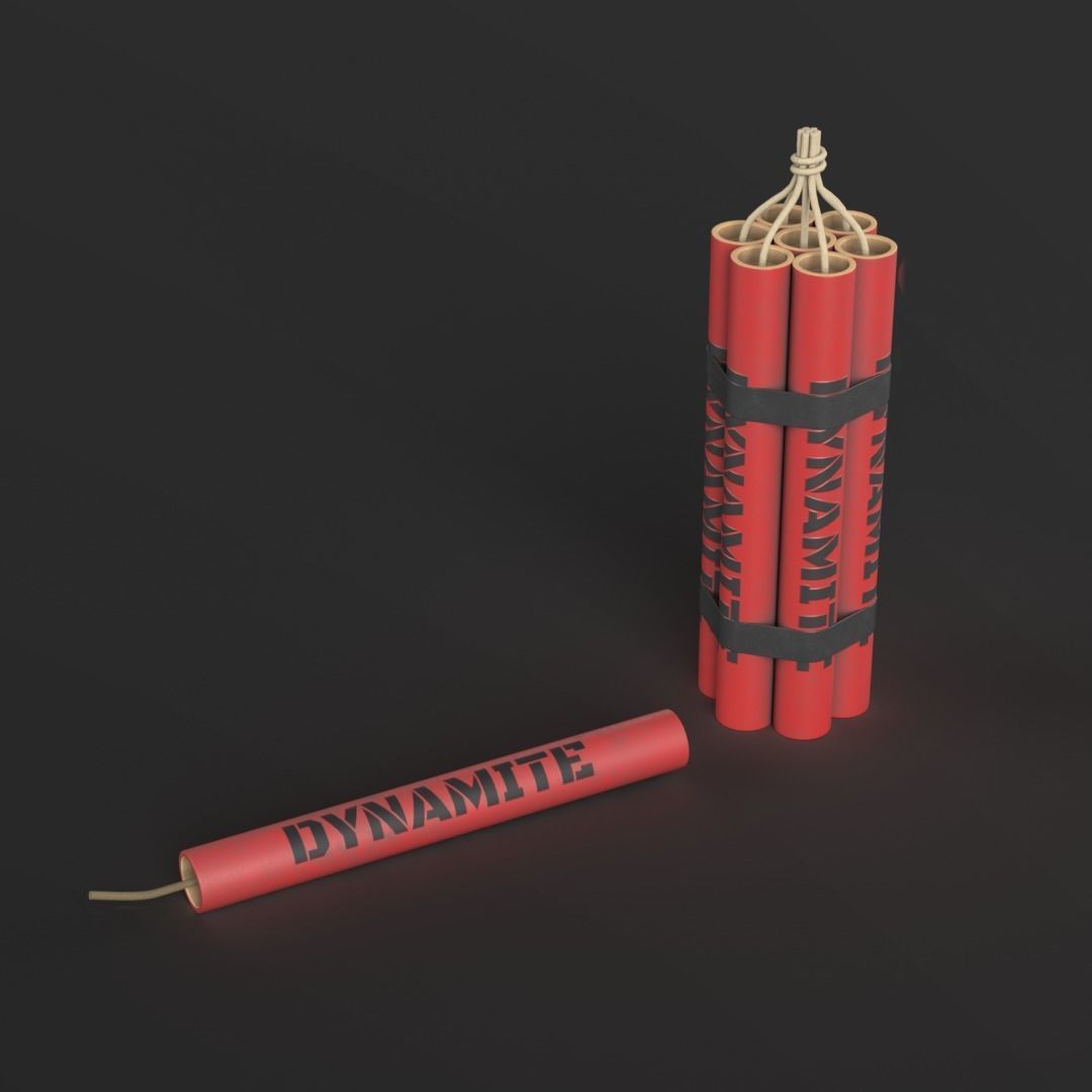 3D model Explosives Package VR / AR / low-poly | CGTrader