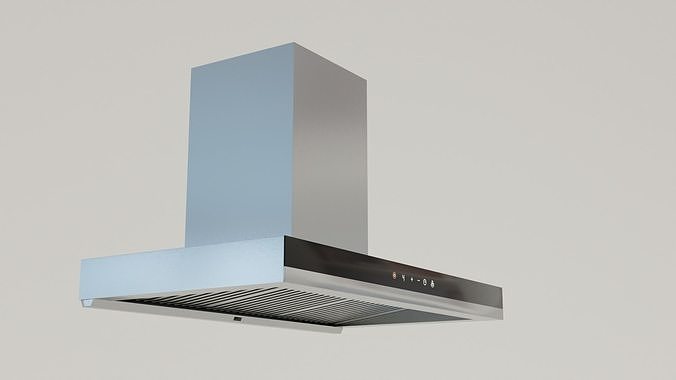 Modern Kitchen Appliance Cooker Hood 3D model | CGTrader