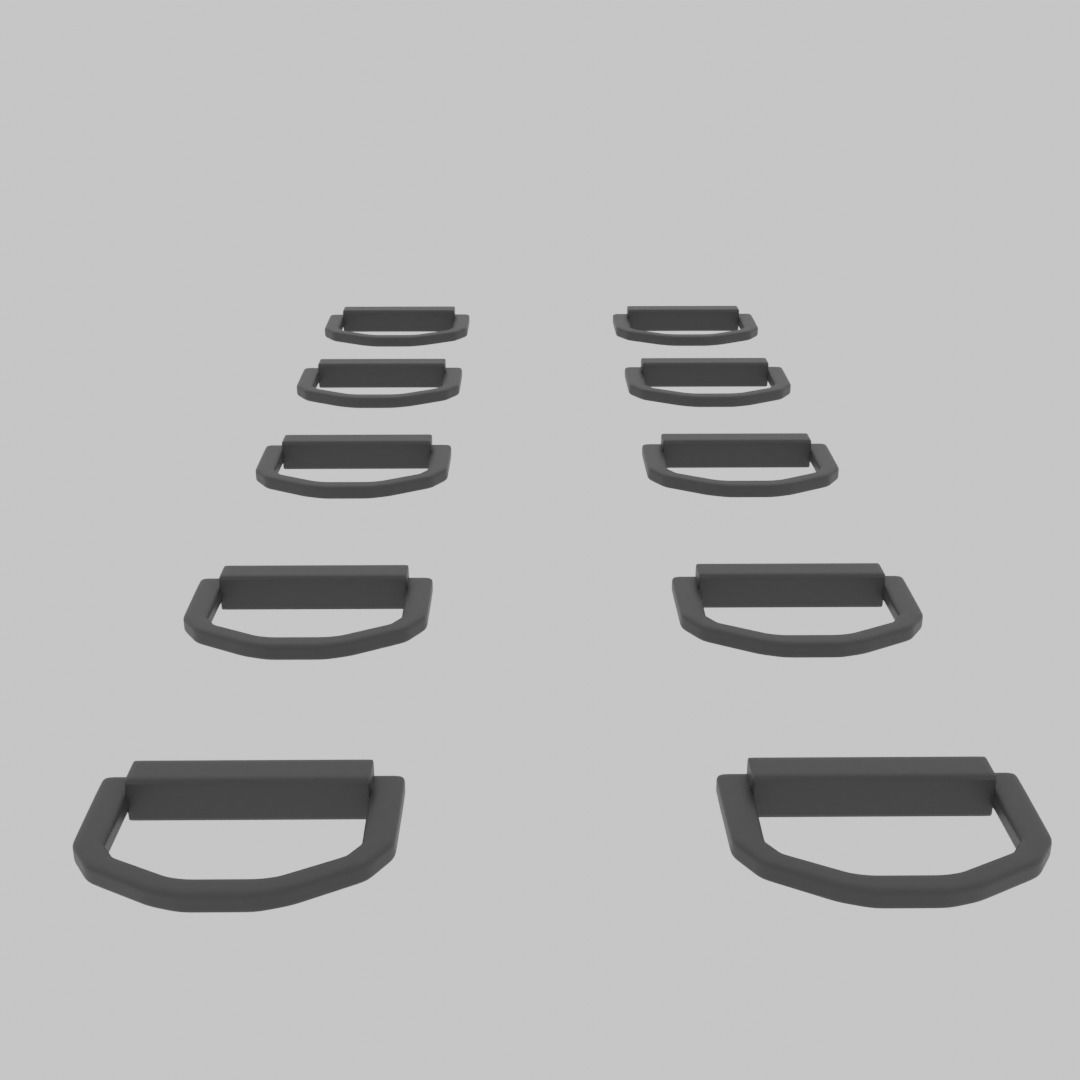 10 Backpack hooks Ready to print 3D model 3D printable | CGTrader