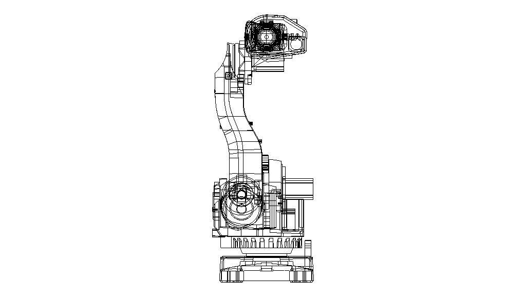 ABB IRB 6600 225 Robot free 3D model rigged | CGTrader