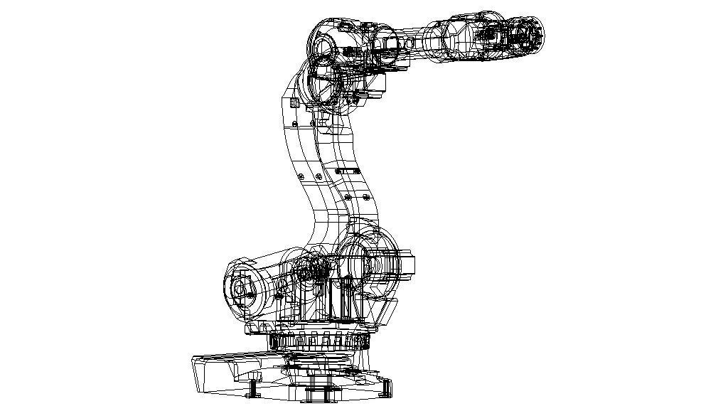 ABB IRB 6600 225 Robot free 3D model rigged | CGTrader