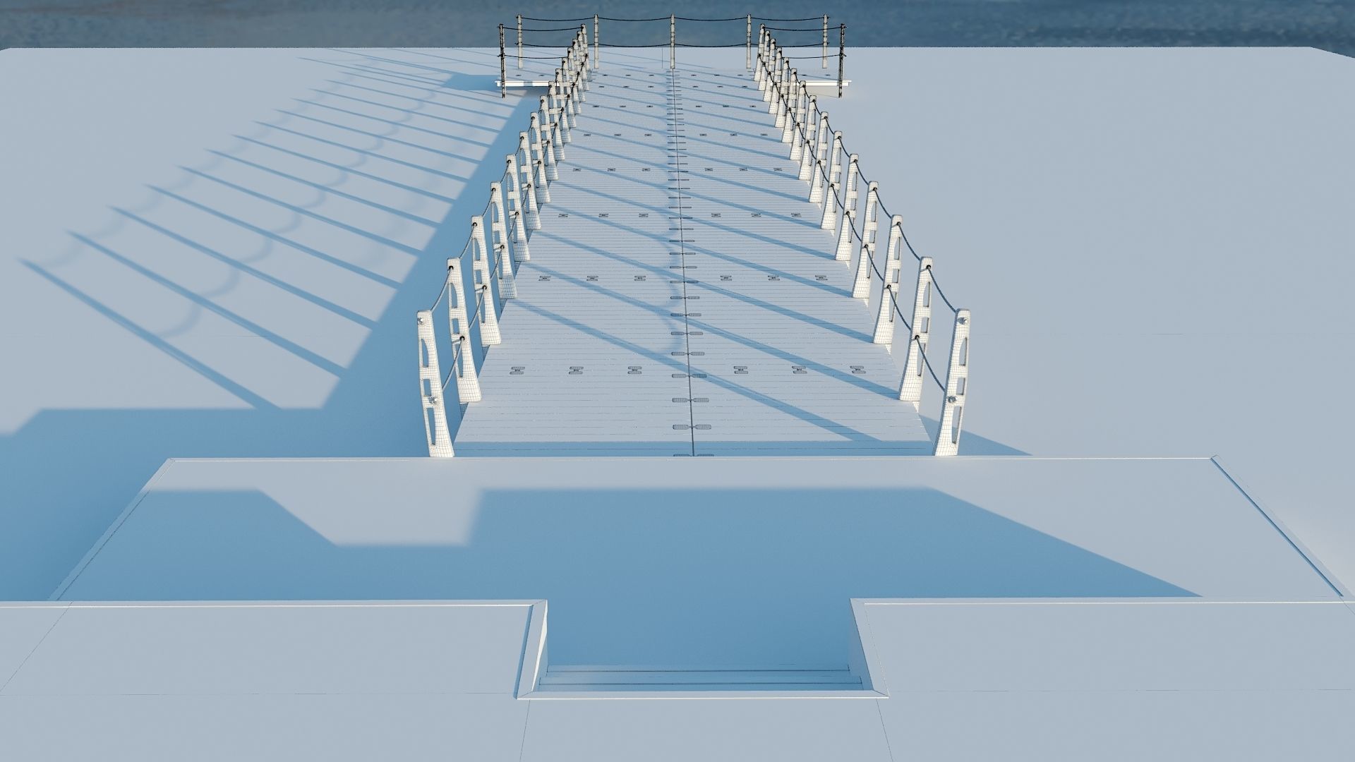 3D model Pier Jetty VR / AR / low-poly | CGTrader