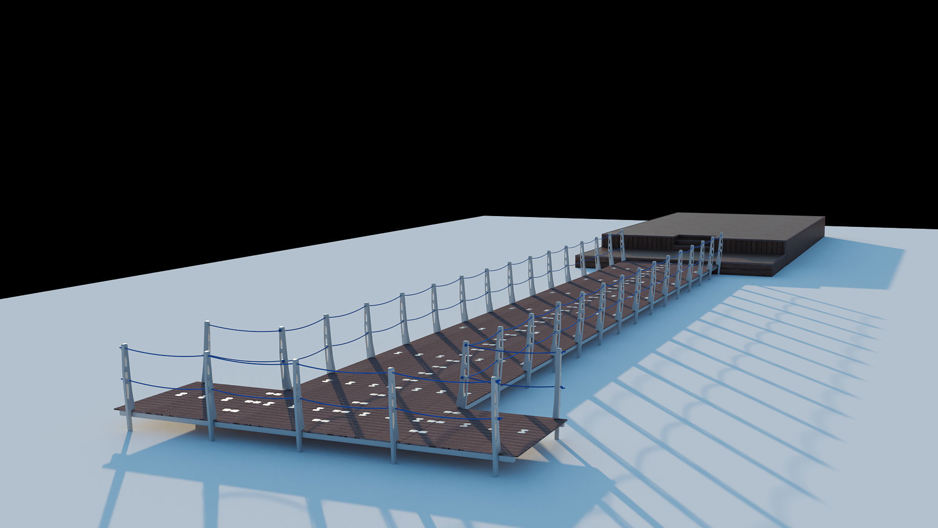 3D model Pier Jetty VR / AR / low-poly | CGTrader