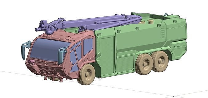 Rosenbauer Panther 6x6 print 3D model 3D printable | CGTrader
