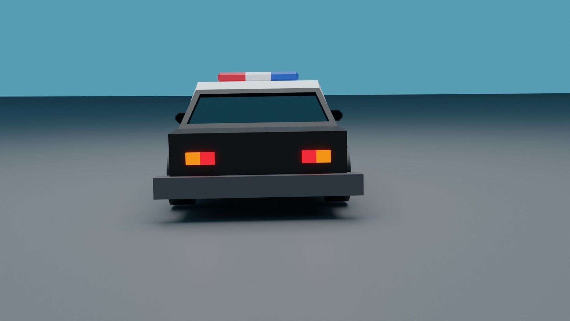 3D model police car VR / AR / low-poly | CGTrader