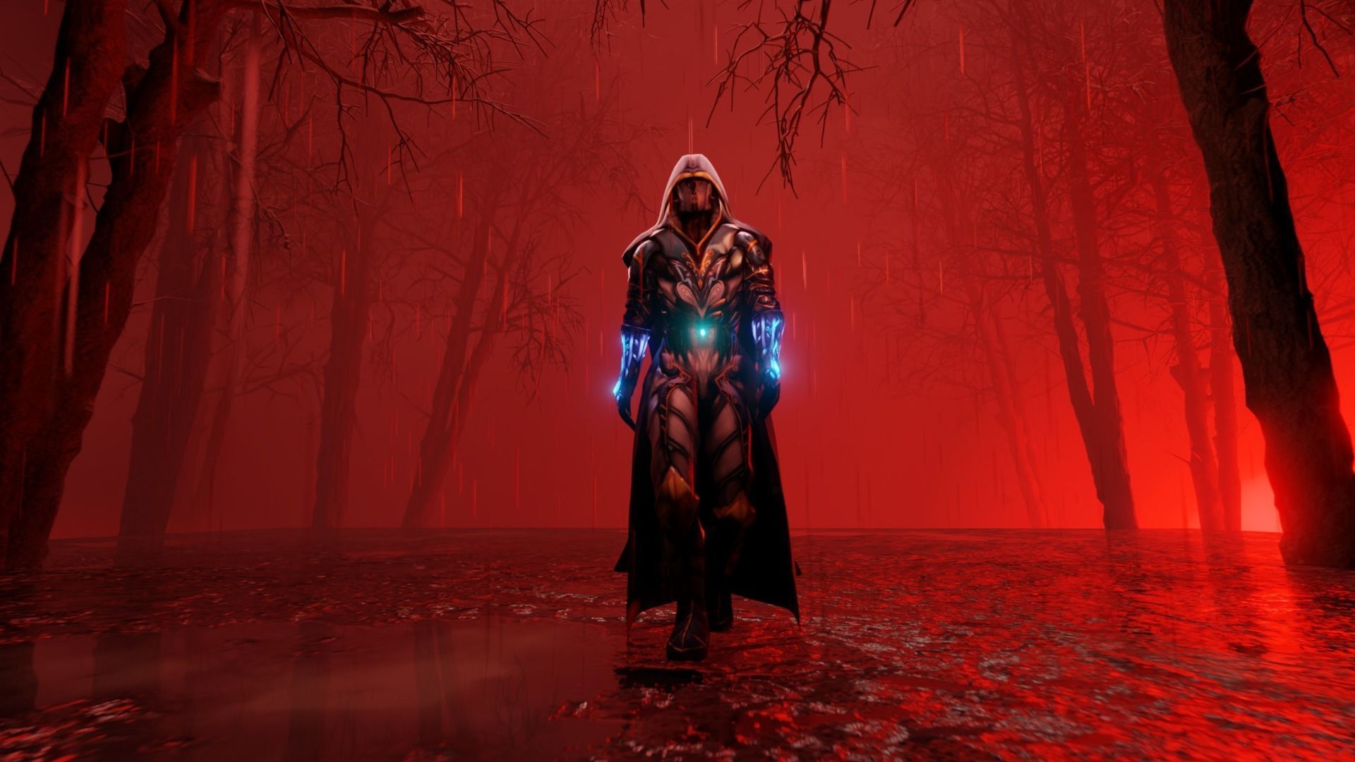 3D model WIZARD WARRIOR - Rigged-with textures VR / AR / low-poly ...