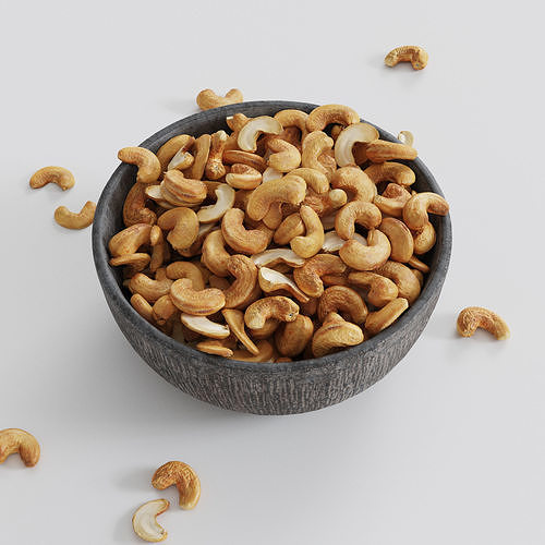 Cashew Caju Nuts 3D Model 3D model | CGTrader