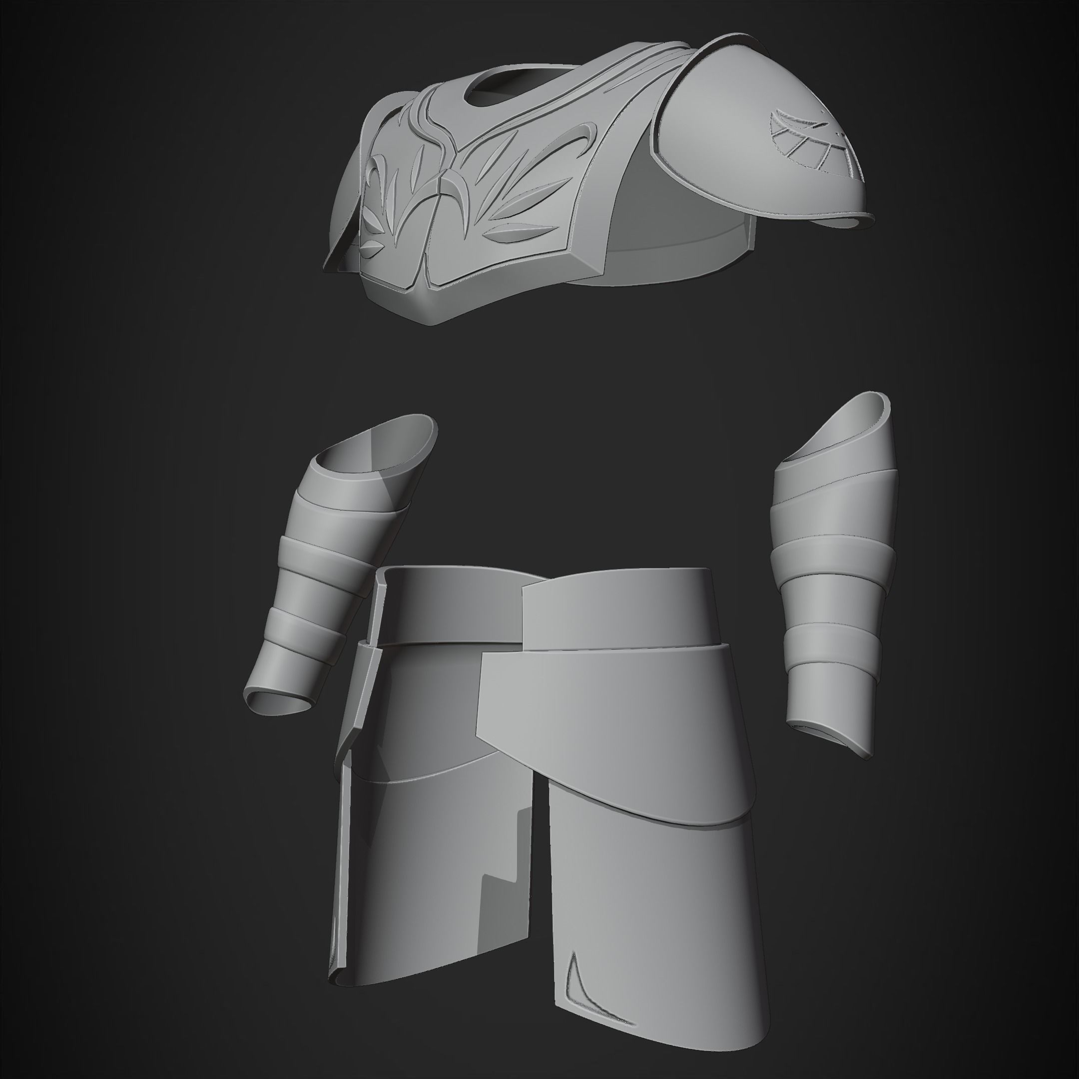 Star Wars Jedi Temple Guard Armor for Cosplay 3D model 3D printable ...