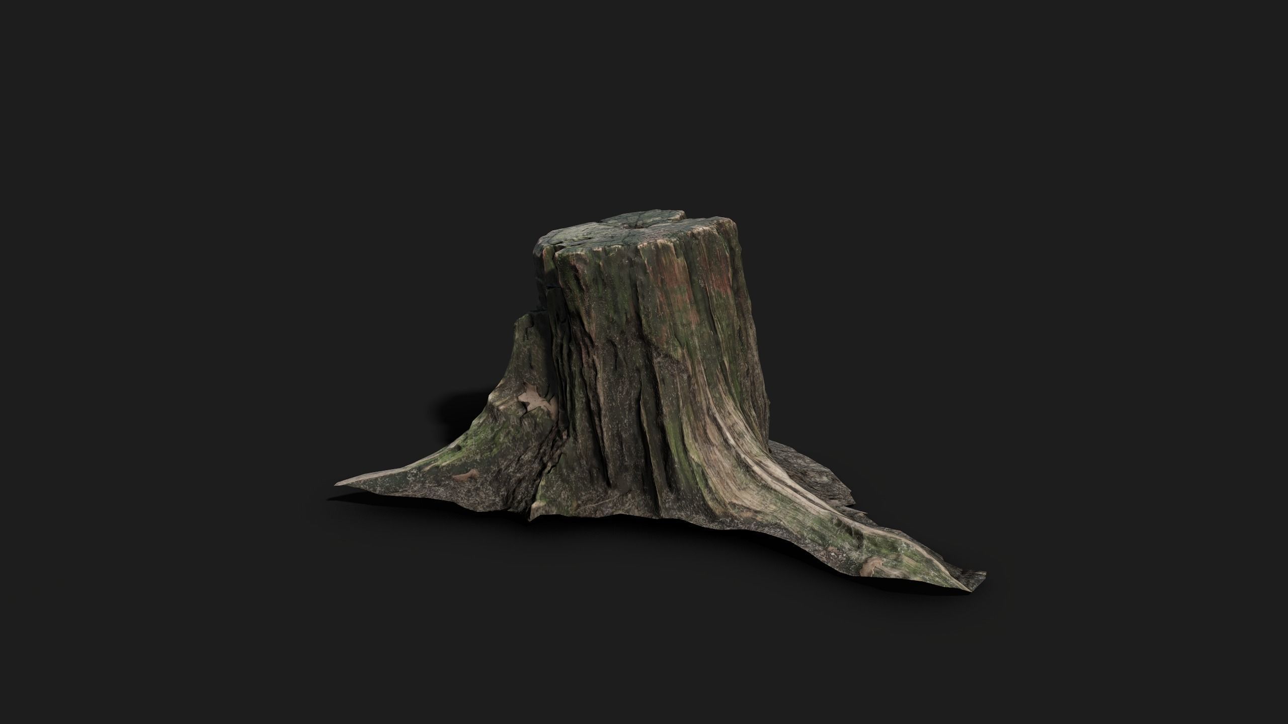 Photoscanned stumb free VR / AR / low-poly 3D model | CGTrader