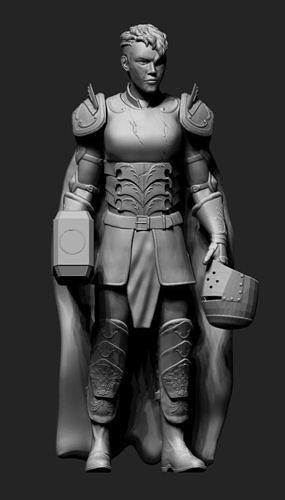 WARRIOR free 3D model 3D printable | CGTrader