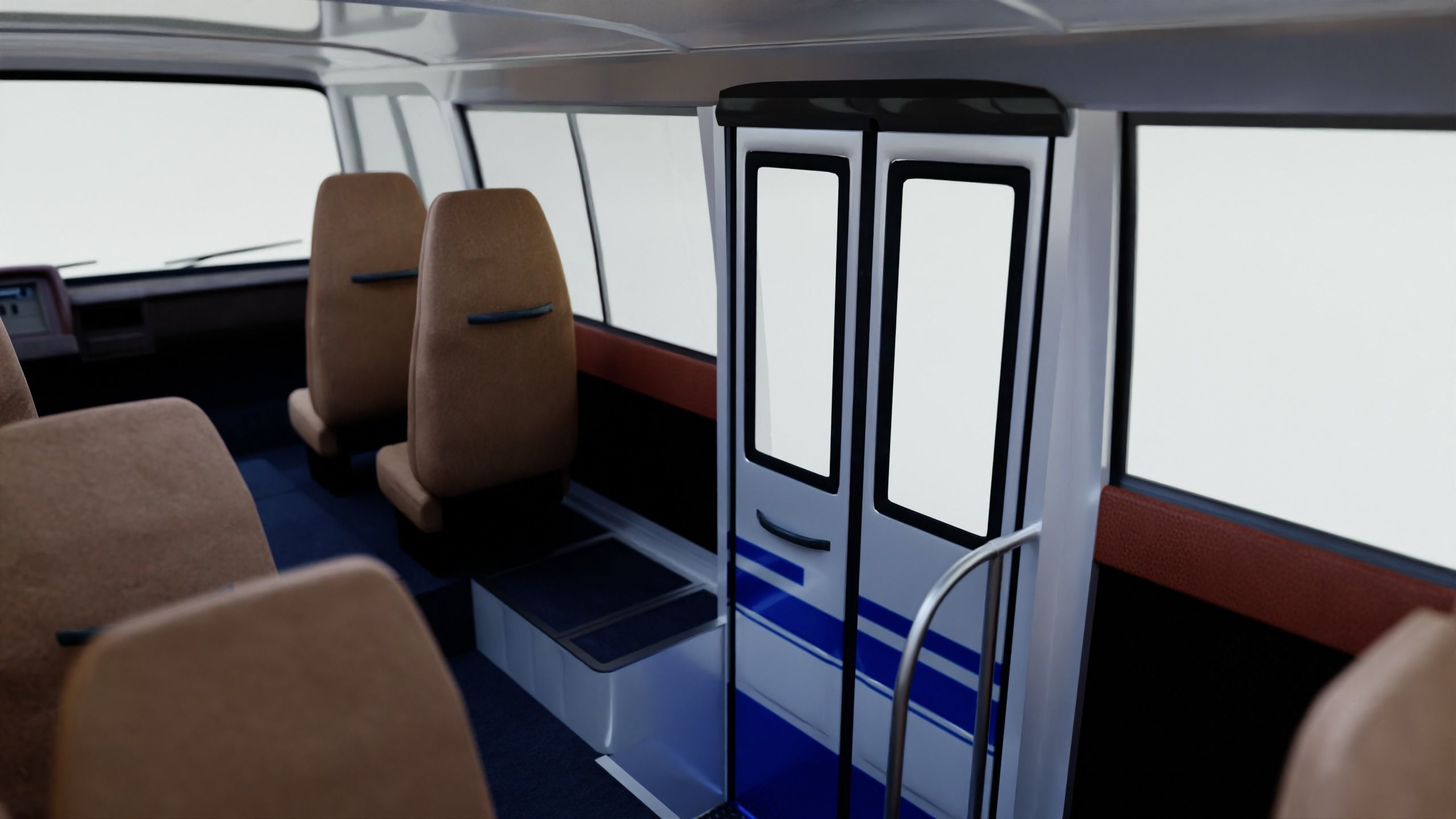 3D model Toyota Coaster First generation 1969 - 1982 VR / AR / low-poly ...