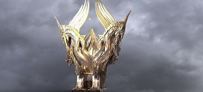 Serpent Throne Ancient 5 3D model | CGTrader