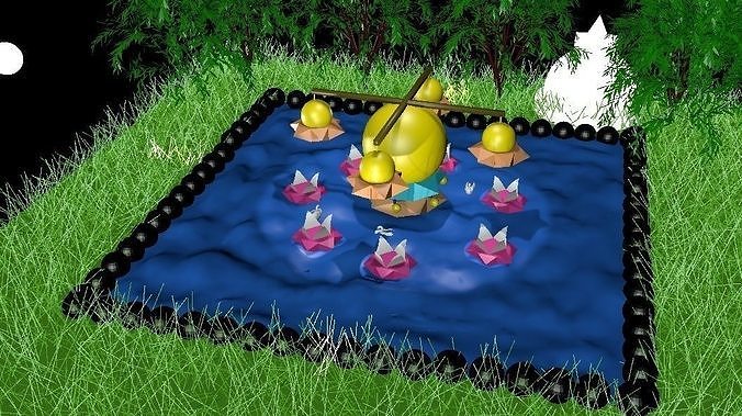 Vesak Zone 3D 3D model animated | CGTrader