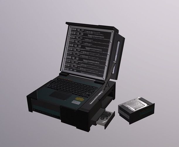 3D model Military Computer Laptop VR / AR / low-poly | CGTrader