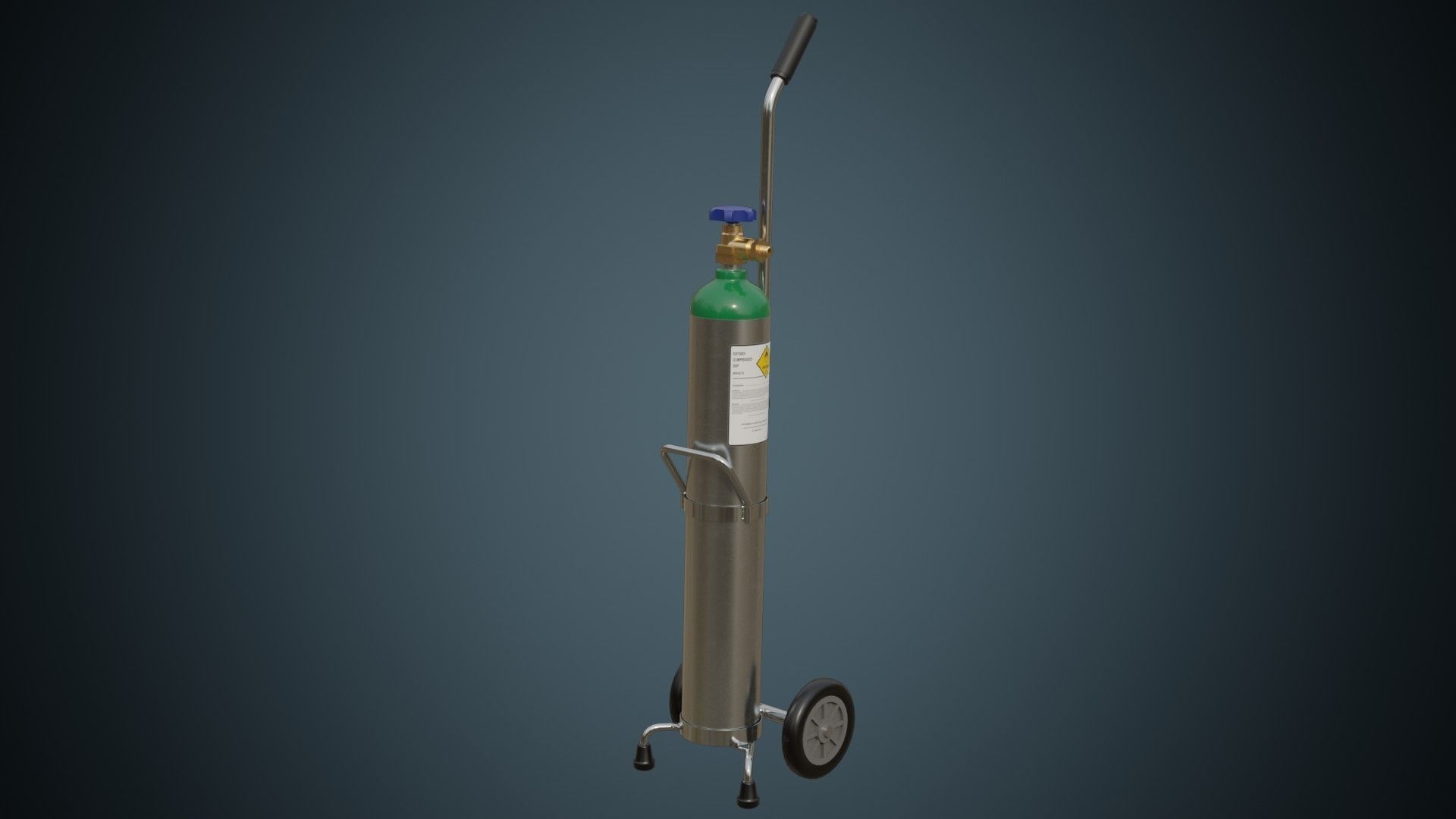3D model Oxygen Cylinder 1A VR / AR / low-poly | CGTrader