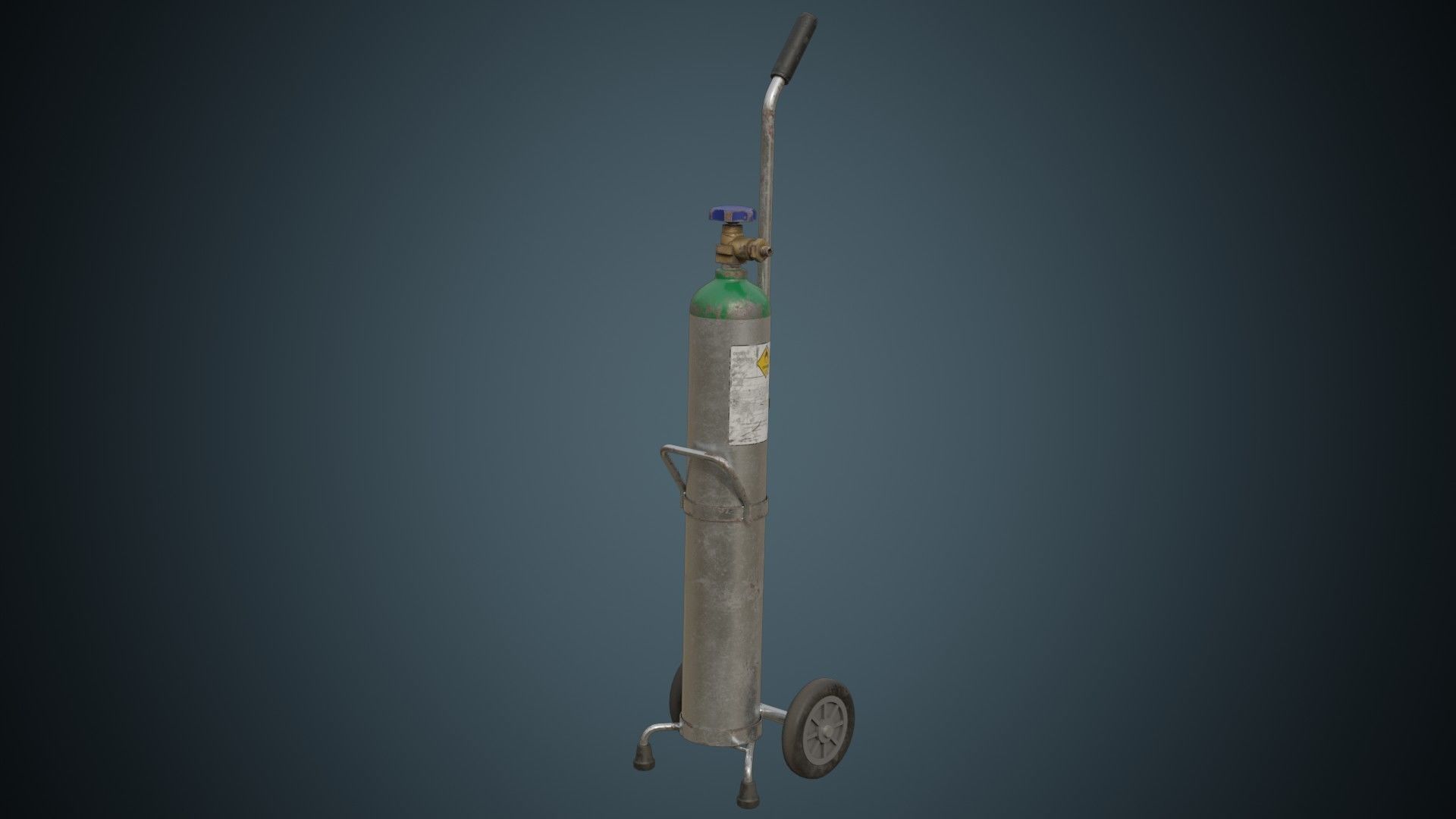 3D model Oxygen Cylinder 1B VR / AR / low-poly | CGTrader